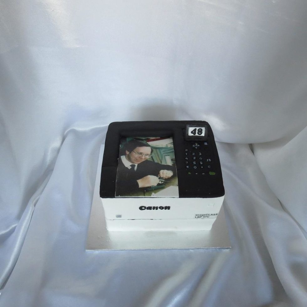 Canon Printer Cake - Honey Cakes