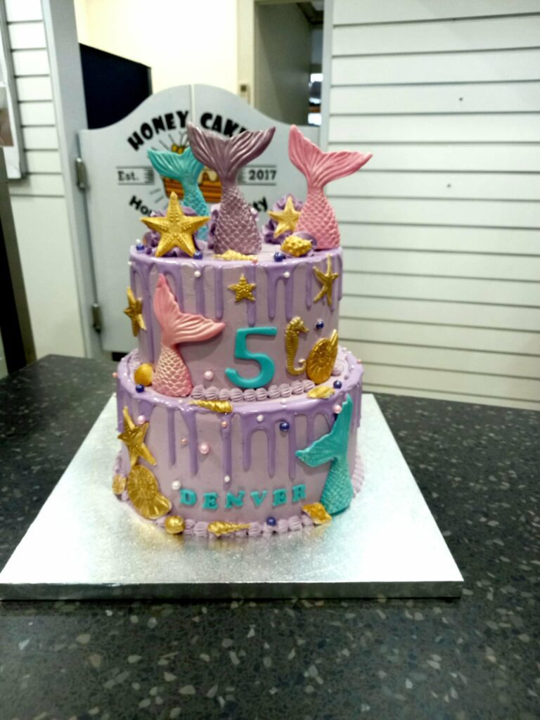 Mermaid Cake Honey Cakes
